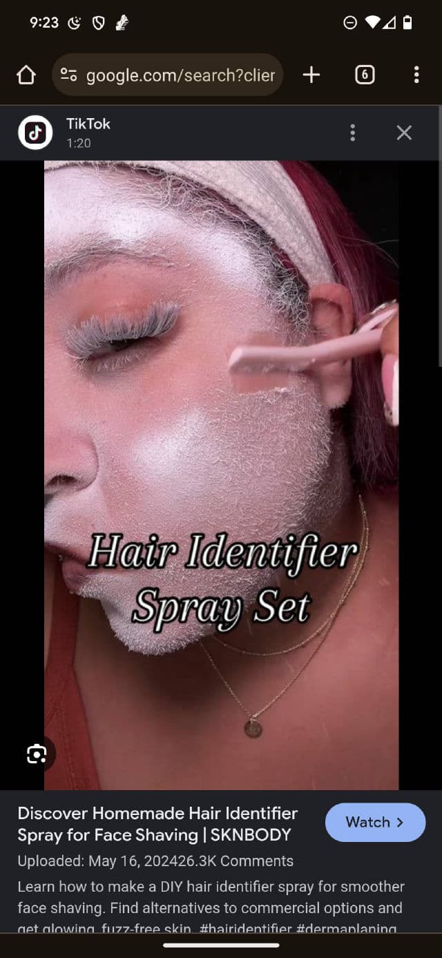 DIY hair identifier spray | Routine Help