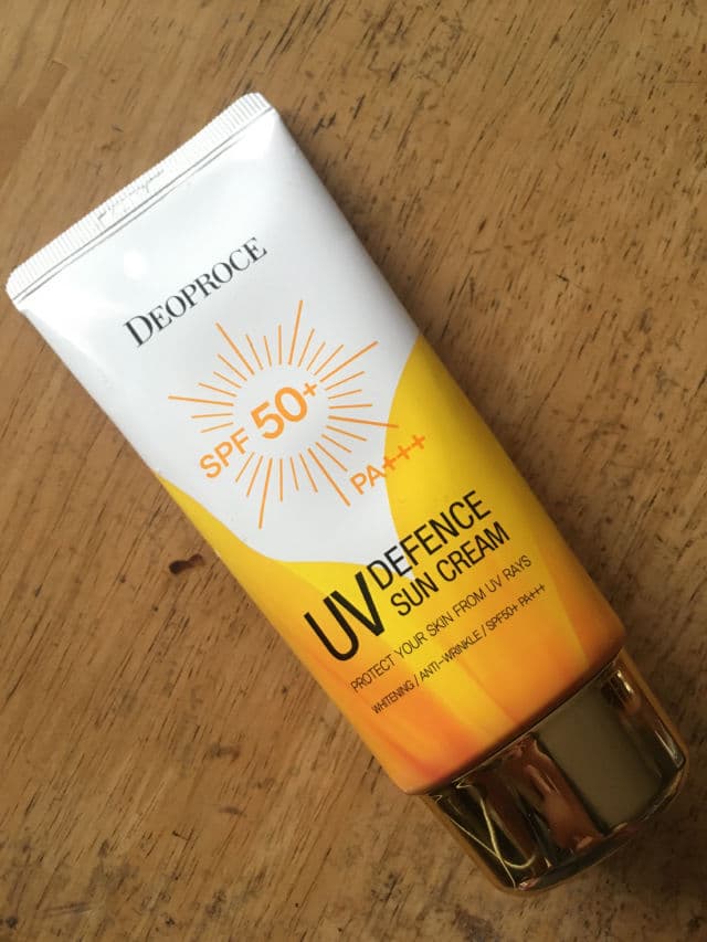 Deoproce UV Defence Sun Cream SPF 50+/PA+++ Reviews & Ingred